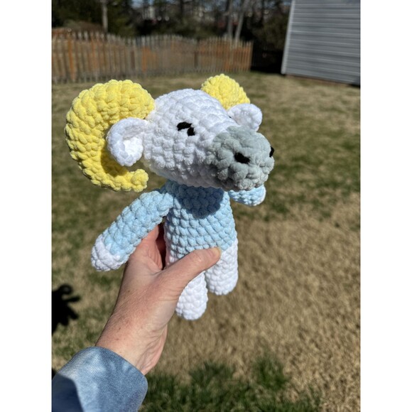 Toys | Unc Tarheels Crochet Ram Plush Plushie Stuffed Animal Mascot ...